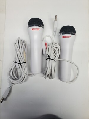 Konami USB Microphone for PS2 PS3 Wii XBox E-UR20 Rockband Guitar Hero ...