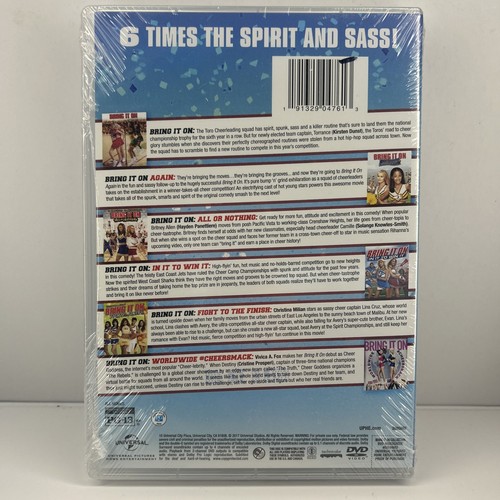 Bring It On: 6-Movie Cheer Pack (DVD) New SEALED 191329047613 | eBay