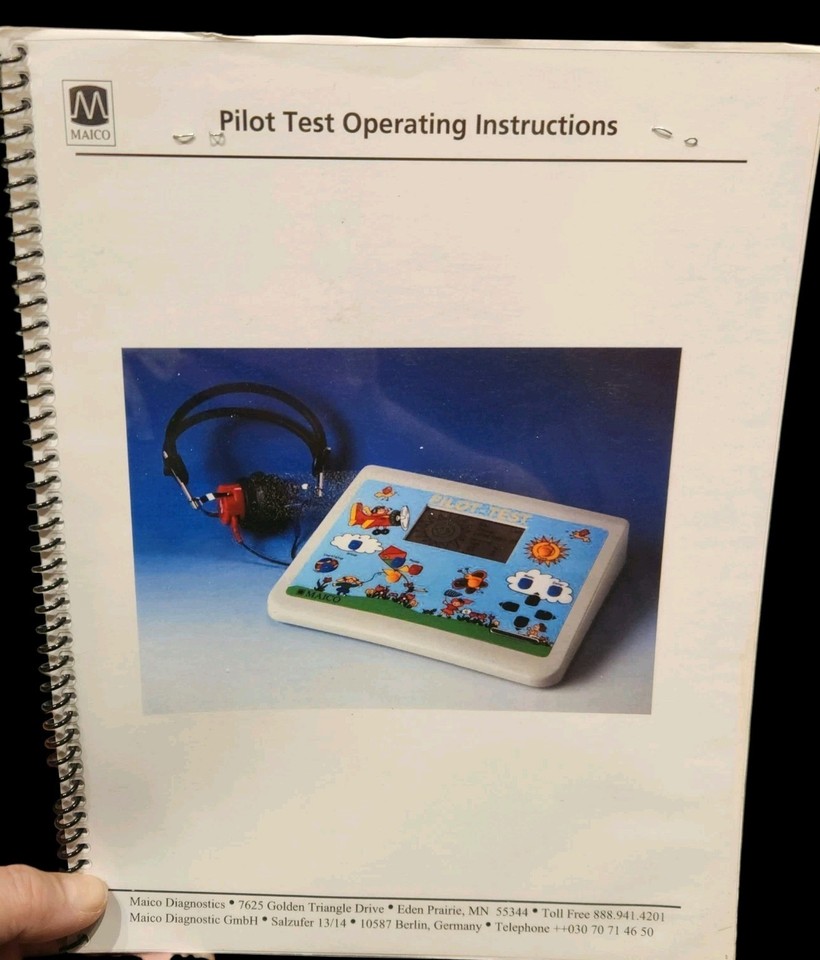 MAICO PILOT TEST Pediatric Audio Diagnostics Hearing Audiometer ...