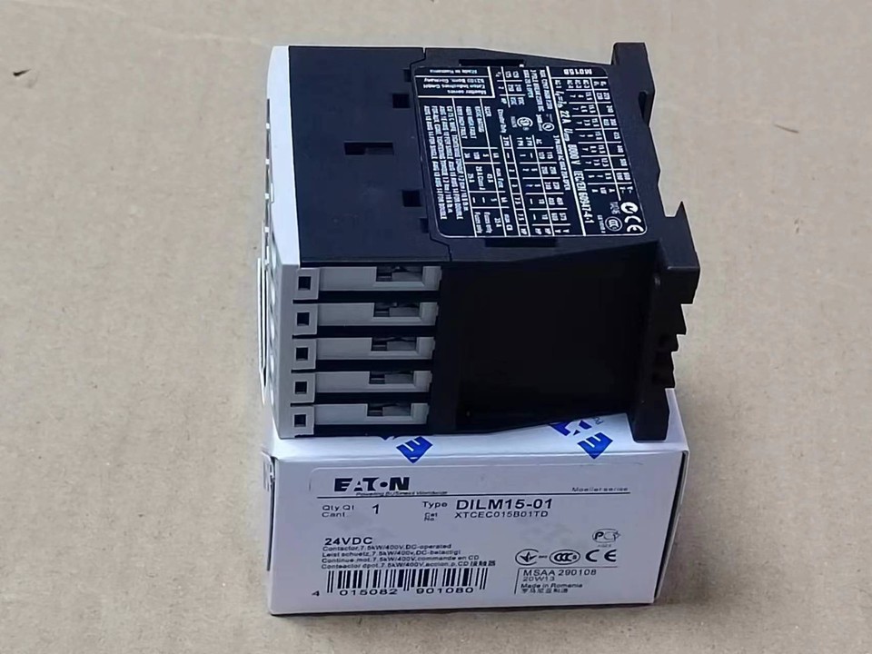 For EATON DILM15-01 24VDC DC contactor | eBay