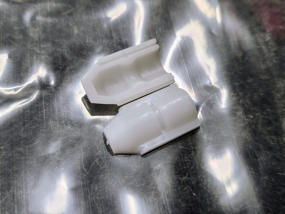 80-82 C3 Corvette LEFT Telescopic Sun Visor Support Bushing Sunshade ...