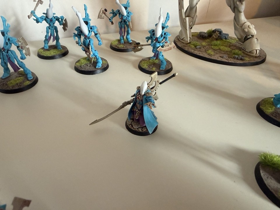 Warhammer 40K Eldar/Aeldari Wraith Army Painted | eBay UK