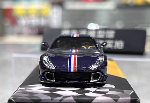 TOC 1:64 Dark Blue 812C Coupe Sports Model Diecast Metal Car | eBay