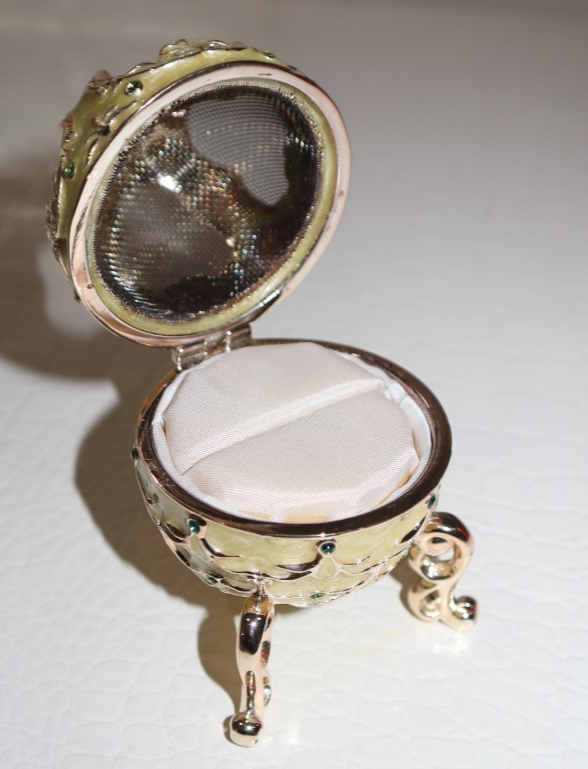 Tinker Bell Egg Shaped Ring Box-TinkerBell - Swarovski | eBay UK