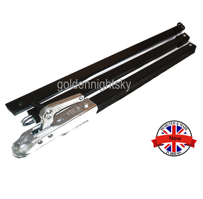 NEW Pro 3 Piece Recovery Pole Towing Straight Bar Heavy Duty Tow 3.5 ...