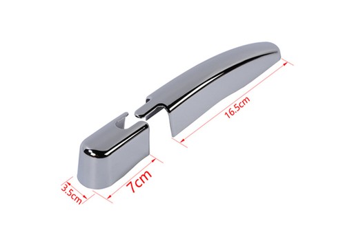 Chrome ABS Rear Window Windshield Wiper Blade Cover Trim For Ford ...