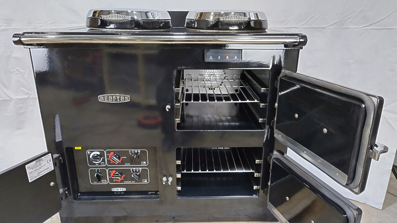 Redfyre (Aga) Induction/Electric 976mm Range Cooker, Black | eBay