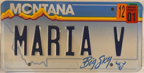 Vanity MARIA MARIAH V license plate Mariana Marianna Marie Mary Marian ...
