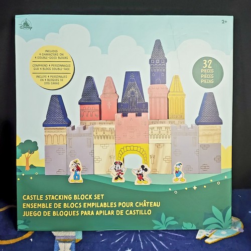 NEW Disney Parks Mickey & Friends Castle Stacking Block Set WDW 50th ...