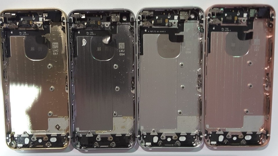 Authentic Apple iPhone SE REAR HOUSING BACK COVER Gold Silver Gray Rose ...