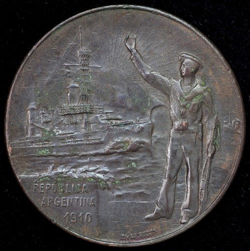 1810 - 1910 Republica Argentina Copper May Revolution Commemorative ...