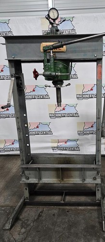 Dake 50-Ton H-Frame Shop Press Model 50H w/Dake 5 Ton Arbor Press Model ...