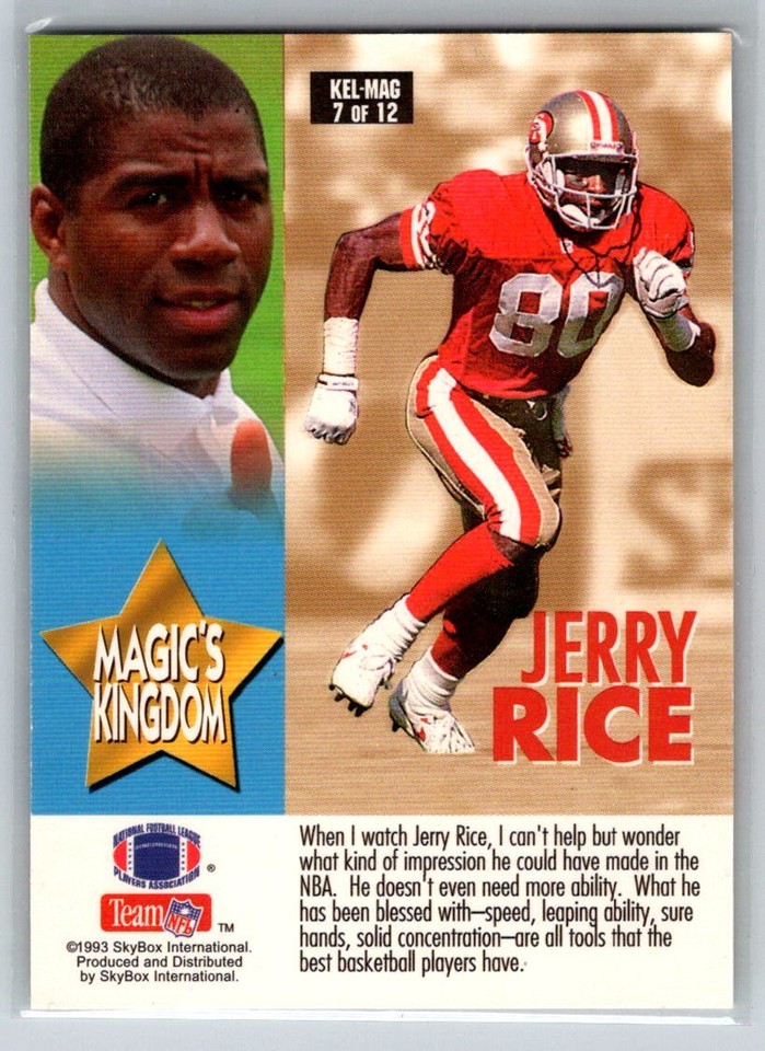 1993 SkyBox Impact #KEL-MAG7 Jerry Rice / Andre Reed | eBay