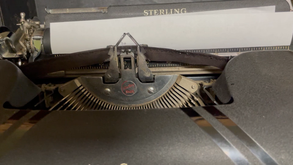 Vintage Smith Corona Sterling Floating Shift Model Typewriter Working ...