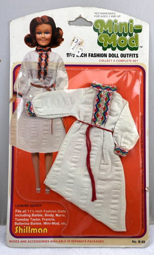 VINTAGE SHILLMAN BARBIE CLONE MINI MOD LEISURE DRESS OUTFIT NRFB | eBay