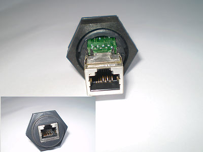 RJ45 Tafelbuchse IP67 Adapter Umsetzer Buchse 385-1362 Brad ENSP1F5 | eBay