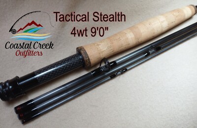Coastal Creek Outfitters Tactical Stealth Fly Rod 4wt, 9'0", Fast ...