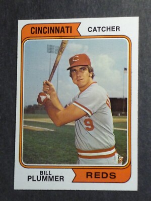 1974 Topps Bill Plummer #524 Reds NM/MT | eBay
