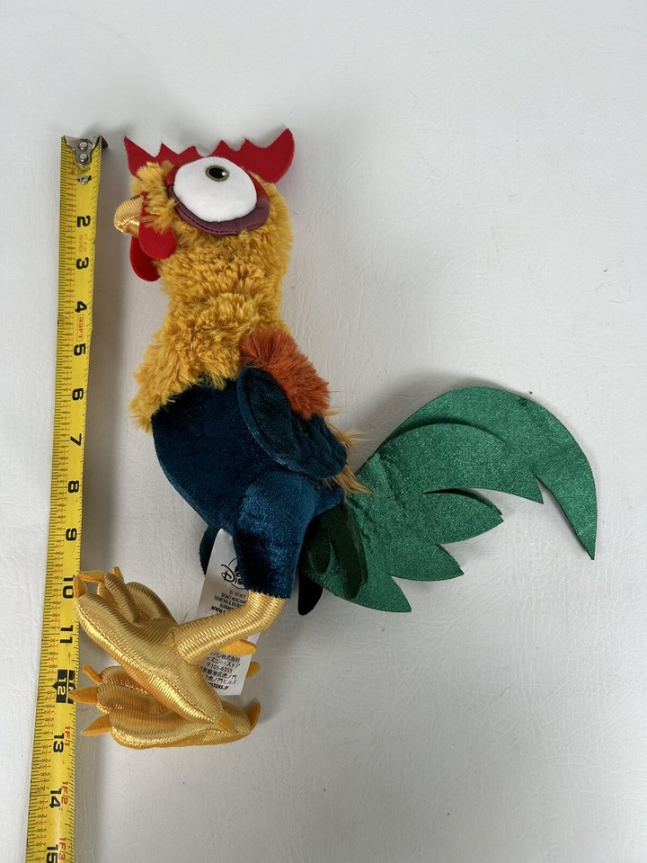 DISNEY Hei Hei PLUSH Moana Chicken Soft Toy Cockerel 12" 32cm OFFICIAL ...