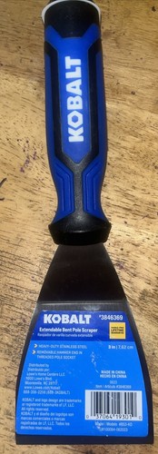 Kobalt Extendable Bent 3-in Stainless Steel Paint Scraper 37064193010| eBay