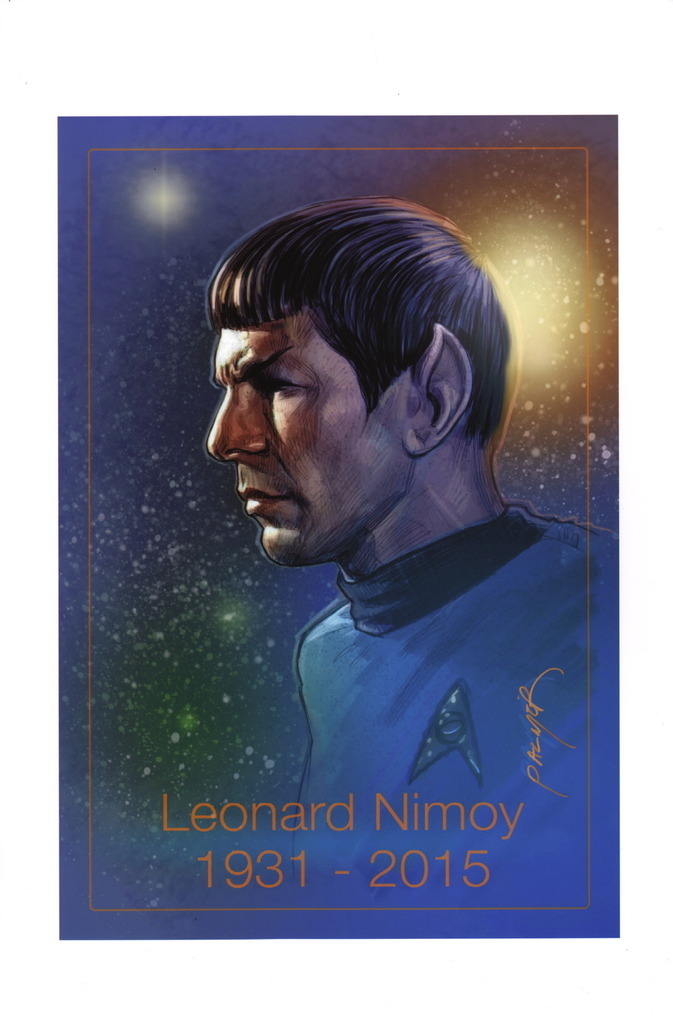 Jason Palmer SIGNED Star Trek Art Print Leonard Nimoy / Spock Tribute ...