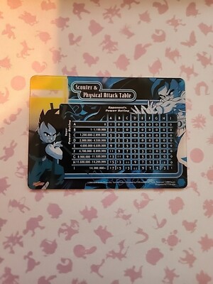 Dragon Ball GT TCG Blue Scouter & Physical Attack Table UUB SCORE DBZ ...