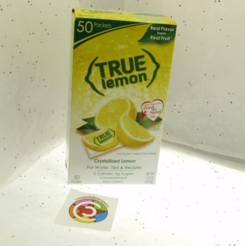 True Lemon ~ Crystallized Lemon ~ Real Flavor From Real Fruit ~ 50 ...