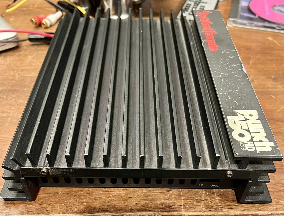 Old School Car Audio! Rockford Fosgate PUNCH 150HD MOSFET Car Audio Amp ...
