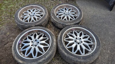 RANGE ROVER L322 SET OF 4 CUSTOM ALLOY WHEELS & TYRES 22 INCH 275/40/22 ...