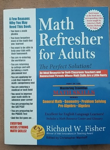 Mastering Essential Math Skills Ser.: Math Refresher for Adults : The ...