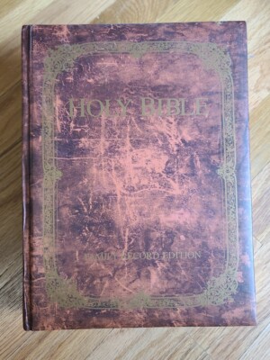 Holy Bible Family Record Edition African American Edition King James ...