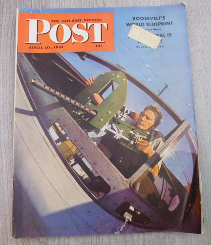 Vintage The Saturday Evening Post Magazine April 10, 1943 US Navy Photo ...