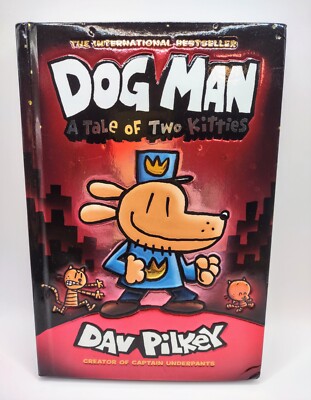 Dog Man A Tale of Two Kitties Hardcover Graphic Childrens Novel | eBay