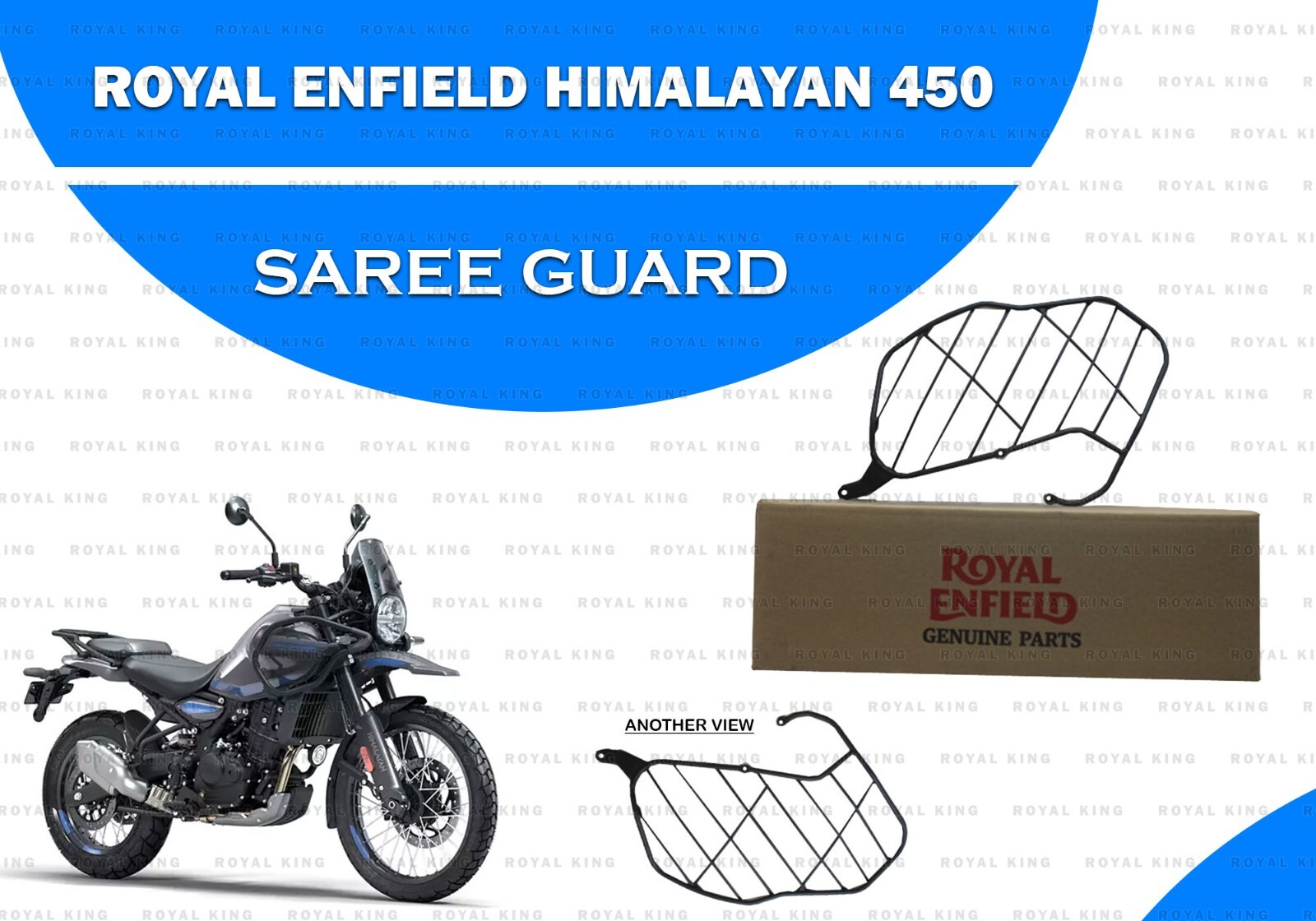 Royal Enfield "New Himalayan 450 Black Coated Saree Guard" | eBay