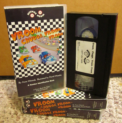 VROOM CHUGGA number recognition VHS race-cars Anne Miranda educational ...