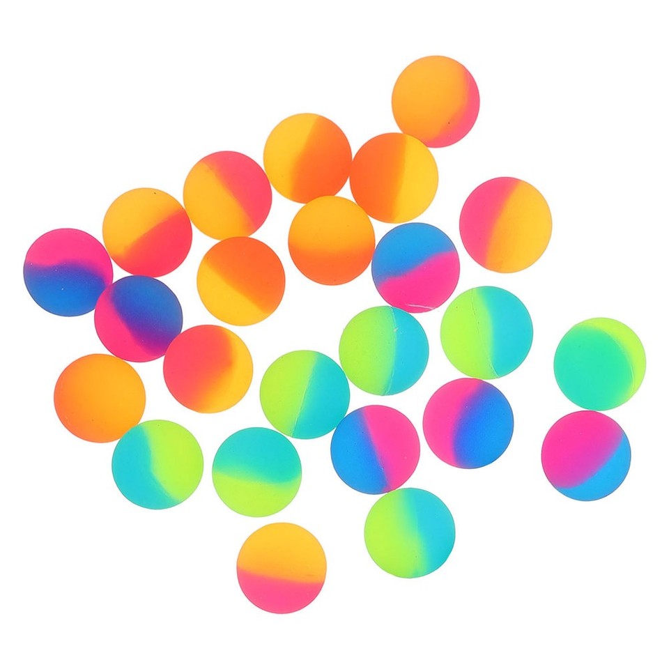 30pcs Bouncy Balls: Rubber High Elastic Balls For Vending Machine Party ...