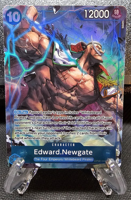 Edward Newgate OP08-043 Parallel Alt Art SR Two Legends ONE PIECE NM ...