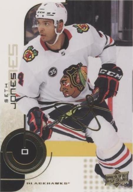2022-23 Upper Deck MVP - 20th Anniversary Seth Jones #56 Gold Script ...