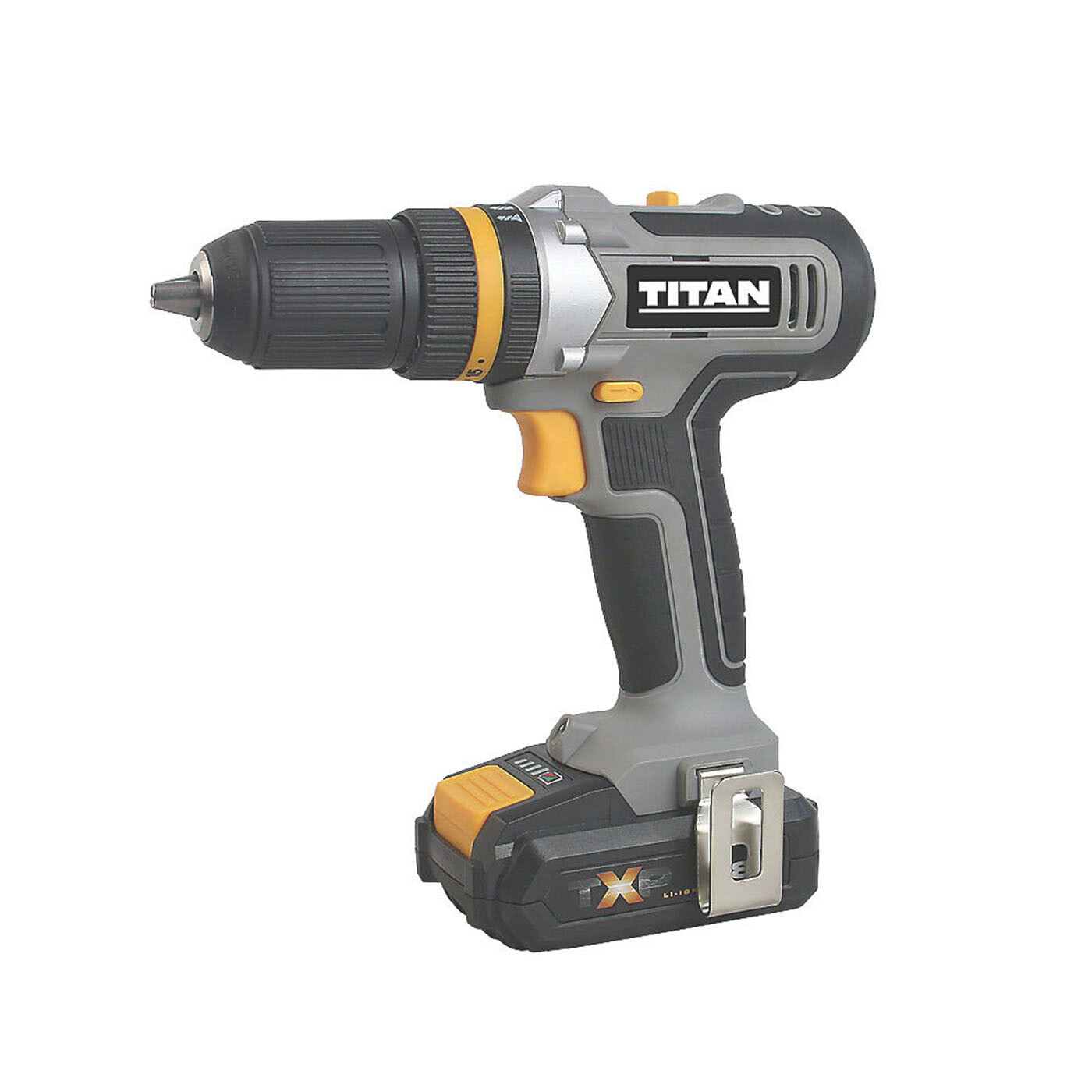 Titan Combi Drill Impact Driver Twin Pack Cordless 18V 2x2.0Ah Li-Ion ...
