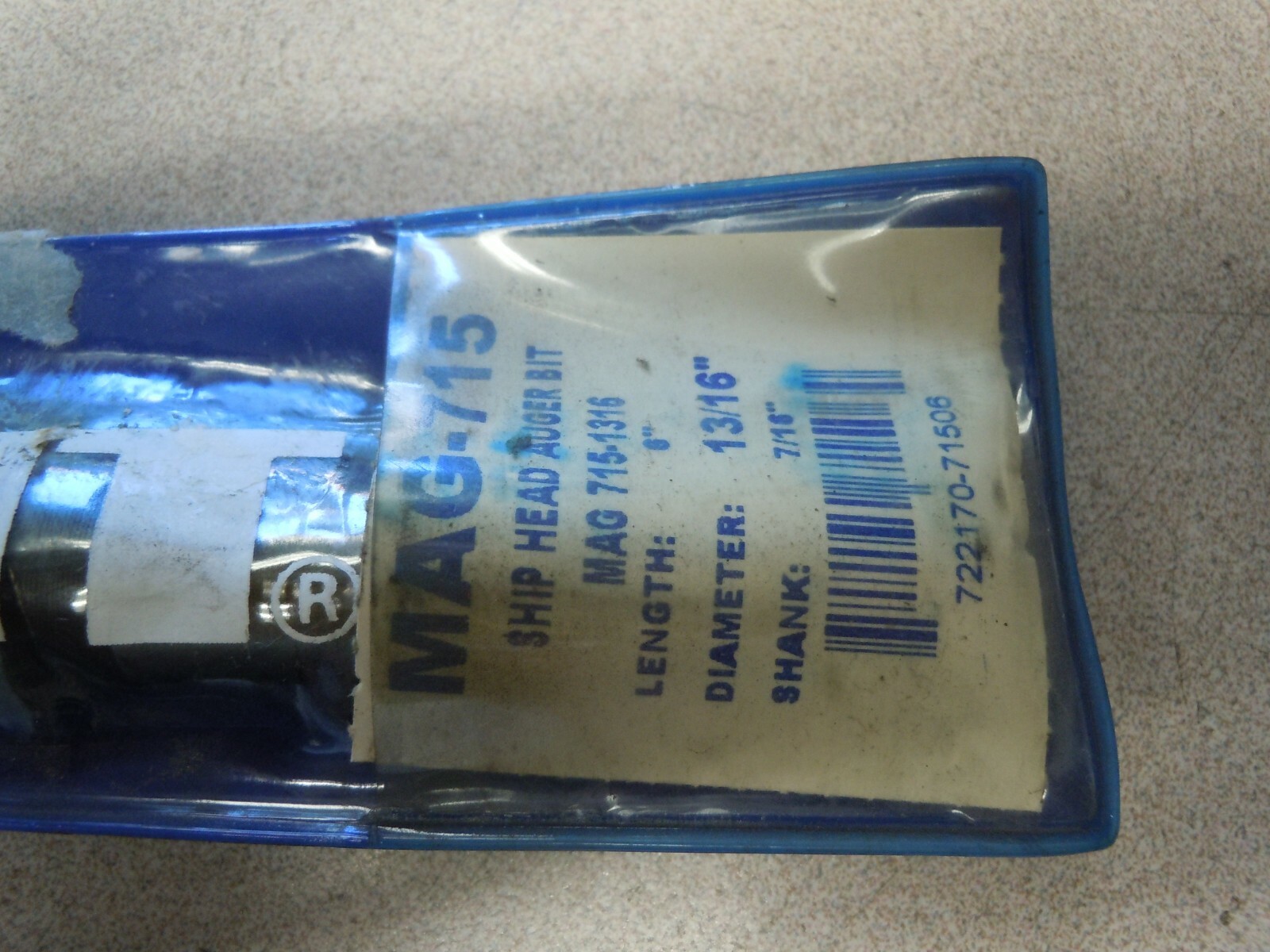 MAGBIT 715.1316 MAG715 13/16"Dia x 6"OAL x 1/2"Shank Regular Duty Ship ...