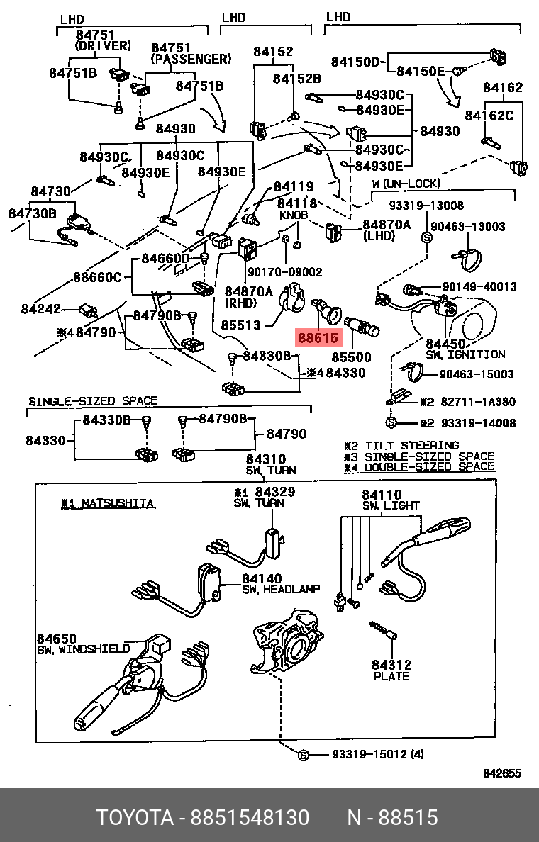 Genuine OE valve, cooler expansion, 8851548130 for TOYOTA 88515-48130 ...
