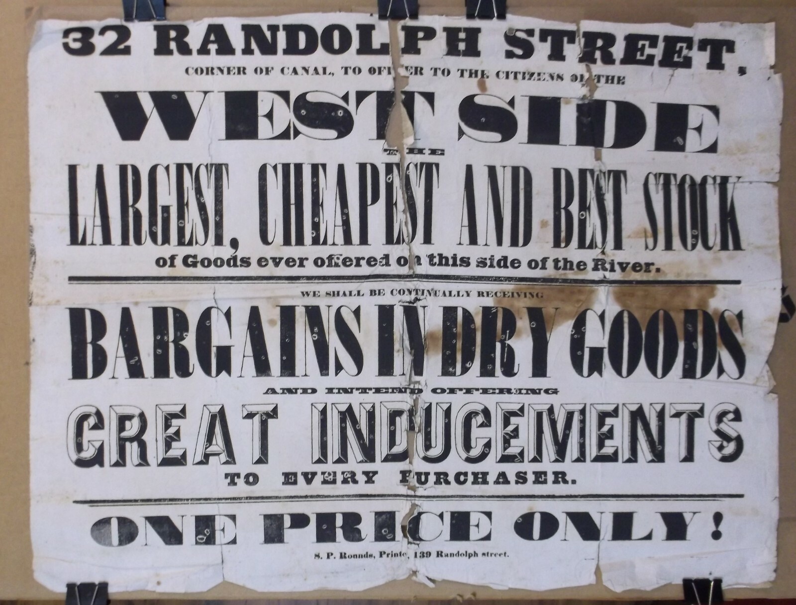 Vintage 1800's CHICAGO DRY GOODS Store | Grelly USA