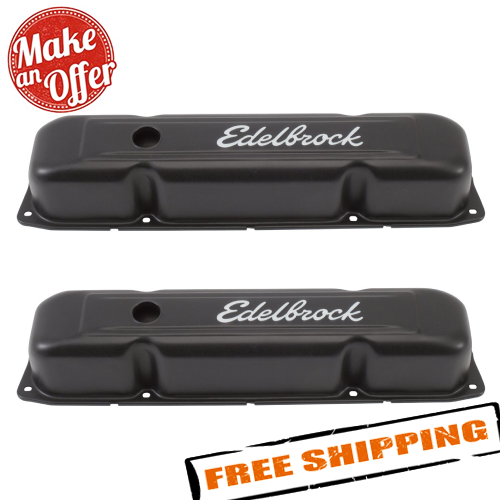 Edelbrock 4493 Signature Valve Covers for Chrysler 361-383-400-413-426 ...