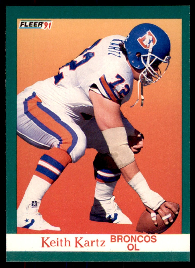1991 Fleer Keith Kartz Rookie . Denver Broncos #49 | eBay