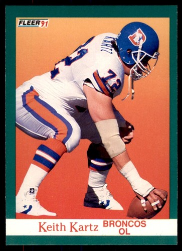 1991 Fleer Keith Kartz Rookie . Denver Broncos #49 | eBay