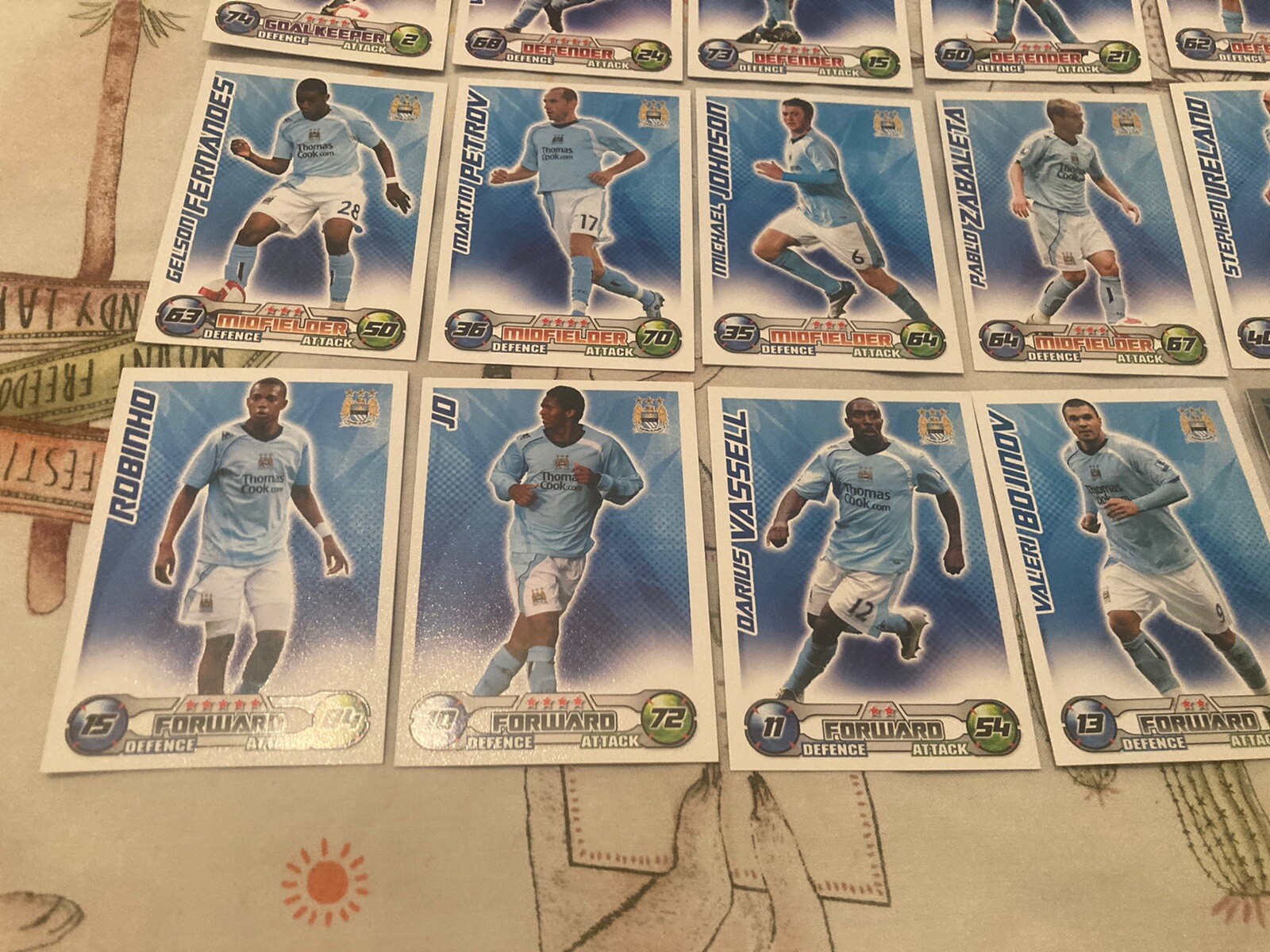 Match Attax 2008/ 2009 Full Team Set Manchester City X 18 | eBay