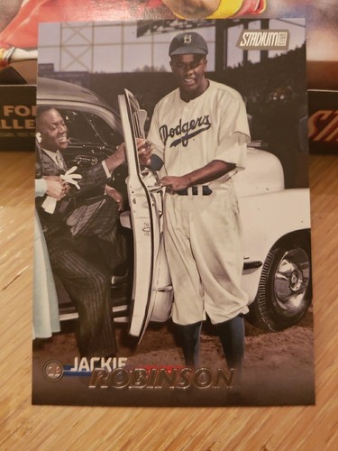 2023 Topps Stadium Club #243 Jackie Robinson Brooklyn Dodgers Baseball ...