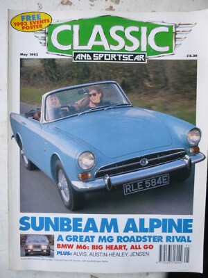 C&SC 93/05 SUNBEAM ALPINE BMW M6 JENSEN 541 LANCHESTER 10 AH SPRITE ...