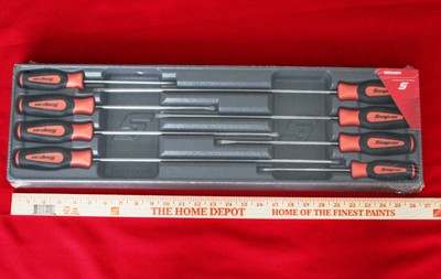 Snap On Long Screwdriver Set 8 Piece Orange Instinct Handle Set ...
