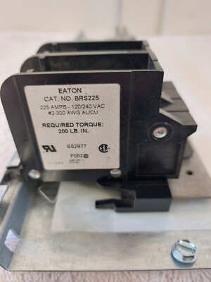 EATON BRS225 MAIN LUG WITH 14-SPACE BUSS BAR | eBay